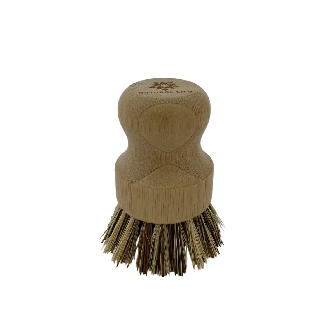 Bamboo Pot Scrubbing Brush – The Village Pantry